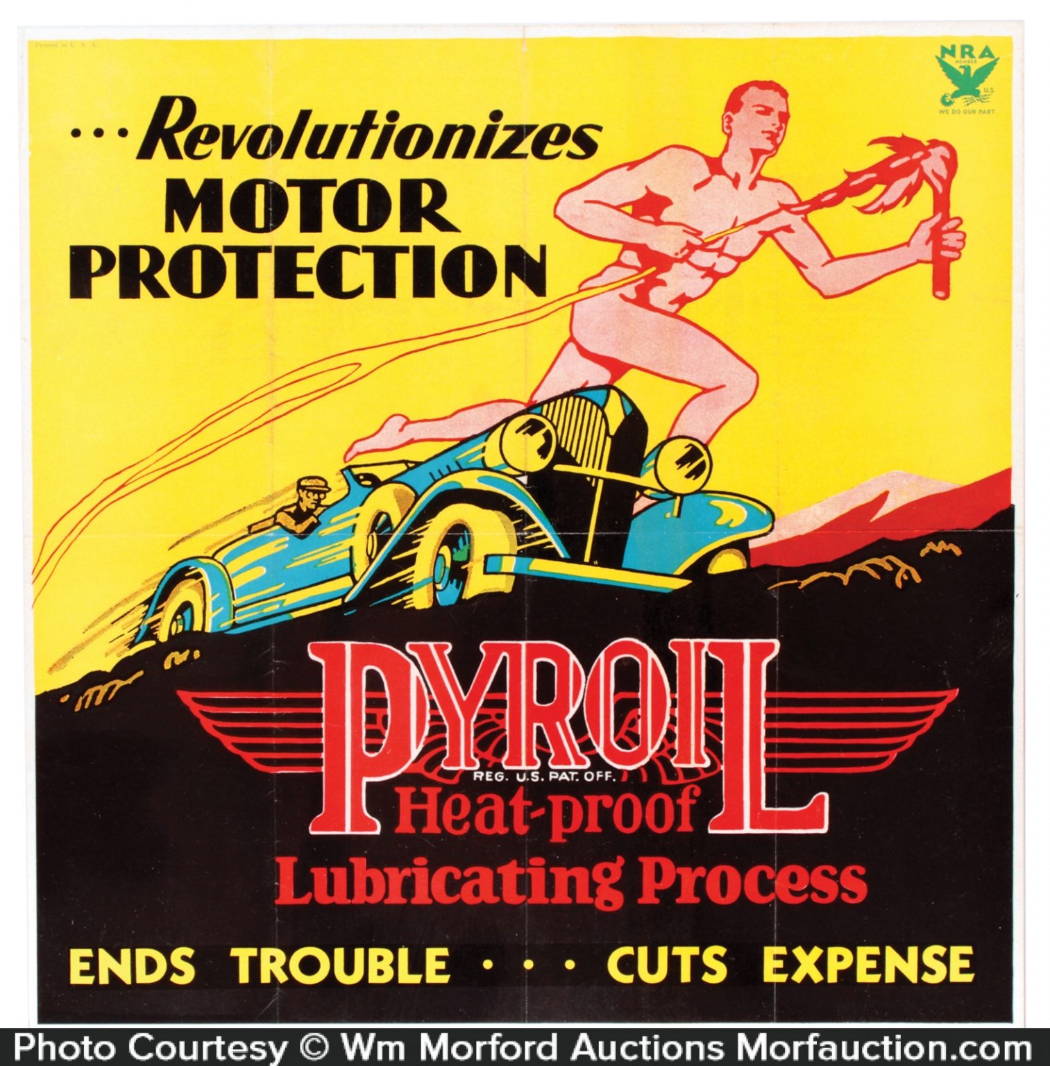 Pyroil Sign • Antique Advertising