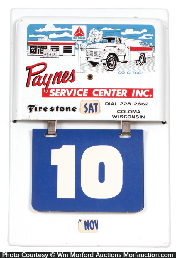 Citgo Service Station Calendar • Antique Advertising
