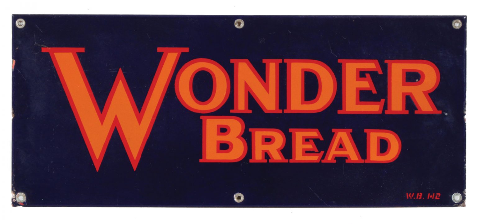 Wonder Bread Sign • Antique Advertising