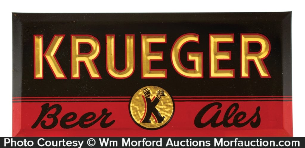 Krueger Beer Sign • Antique Advertising