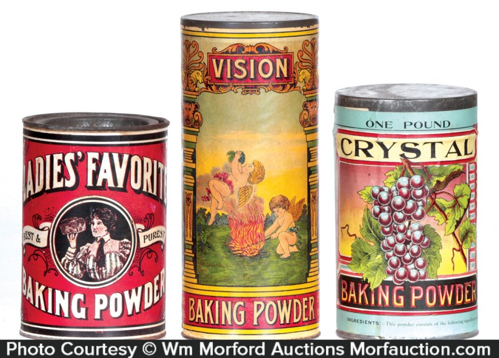 Antique Baking Powder Tins • Antique Advertising