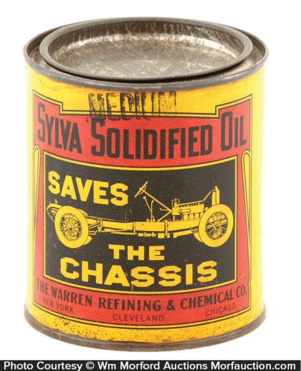 Sylva Solidified Grease Can • Antique Advertising