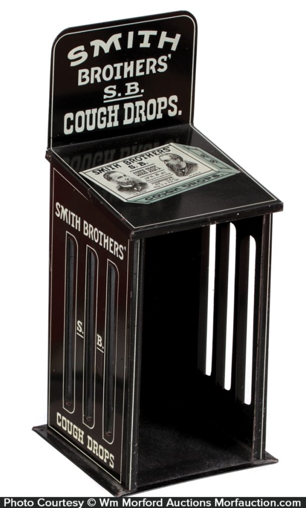 Smith Brothers Cough Drops Display • Antique Advertising
