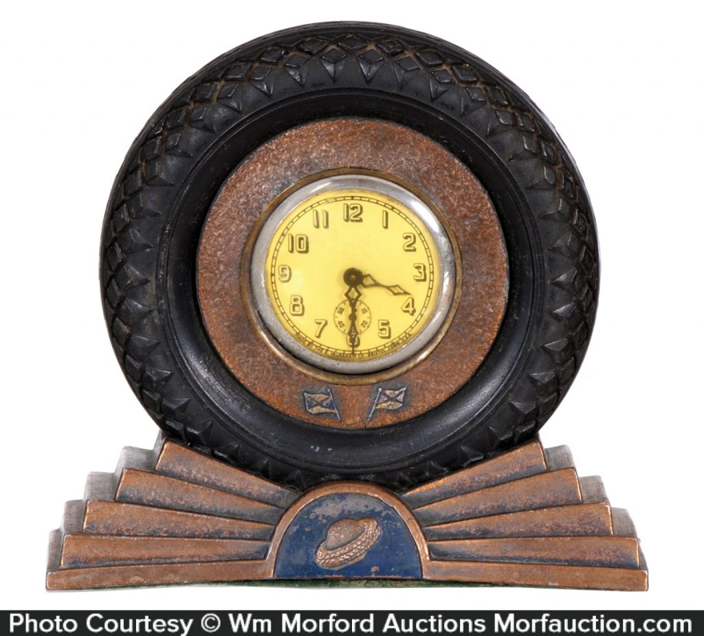 Good Year Tires Clock • Antique Advertising