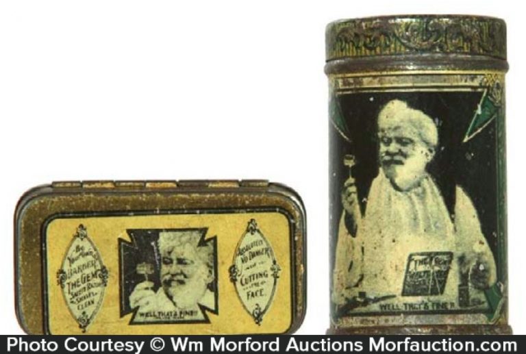 Gem Razor Tins • Antique Advertising