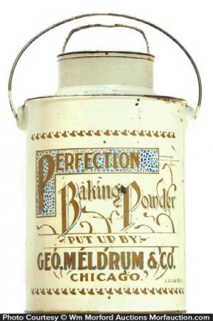 Perfection Baking Powder Pail • Antique Advertising