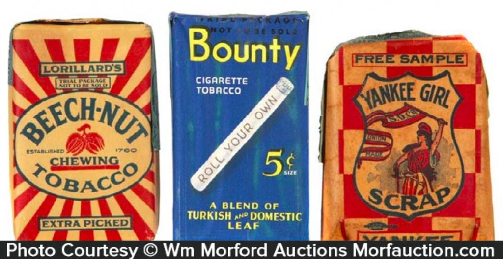 Sample Tobacco Packs • Antique Advertising