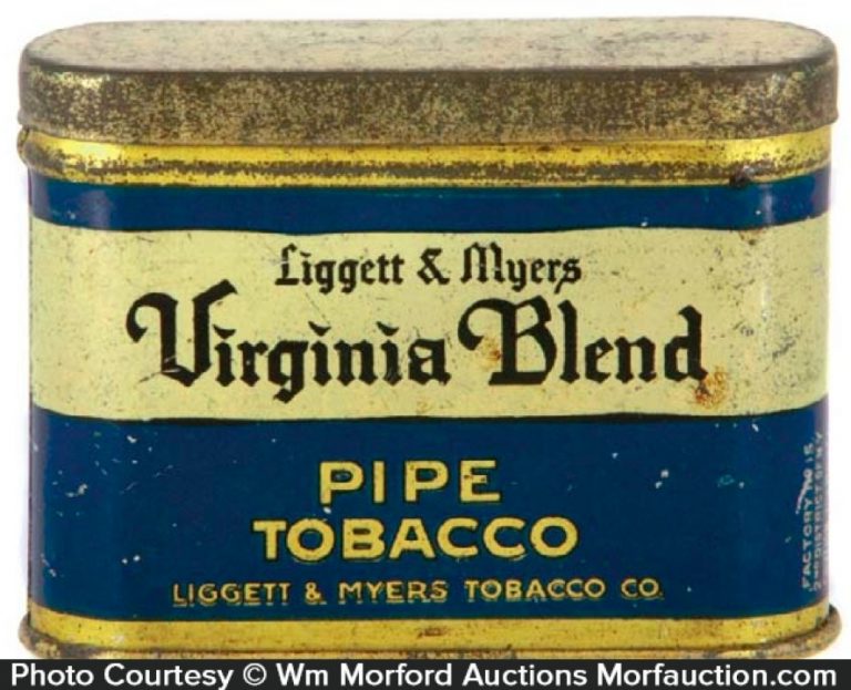 Virginia Blend Pipe Tobacco Tin • Antique Advertising