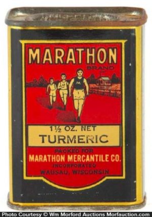 Marathon Spice Tin • Antique Advertising