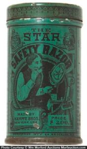 Star Safety Razor Tin • Antique Advertising