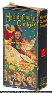 Mother Goose Cookies Box • Antique Advertising