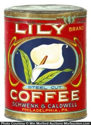 Lily Coffee Can • Antique Advertising