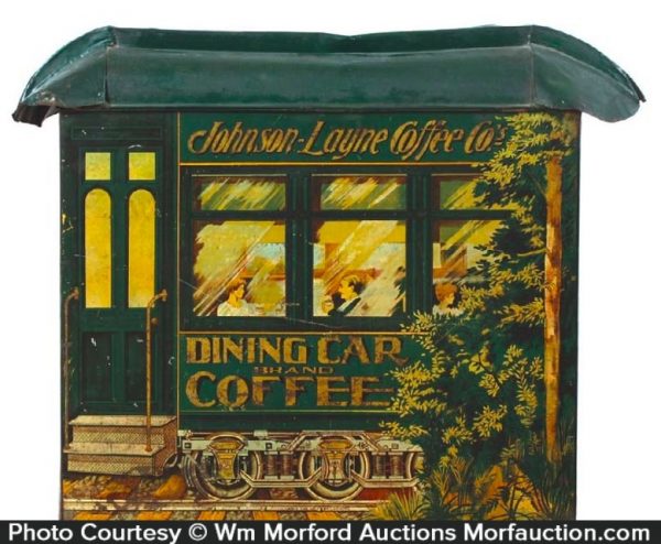 Dining Car Coffee Tin • Antique Advertising