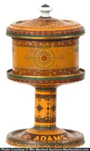 Adams Silver Roll Gum Display Tin • Antique Advertising