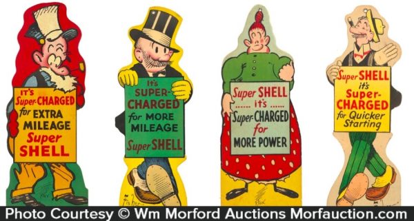 Super Shell Oil Signs • Antique Advertising