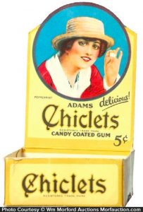 Chiclets Display Box • Antique Advertising