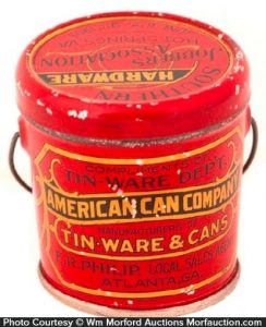 American Can Company Sample Pail • Antique Advertising