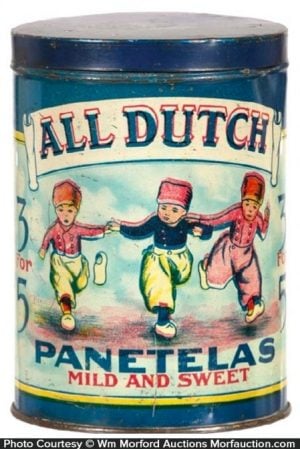 All Dutch Cigar Can • Antique Advertising