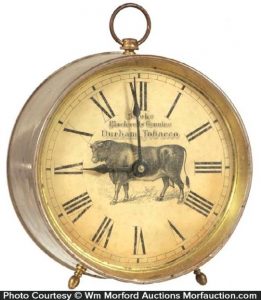 Durham Tobacco Clock • Antique Advertising