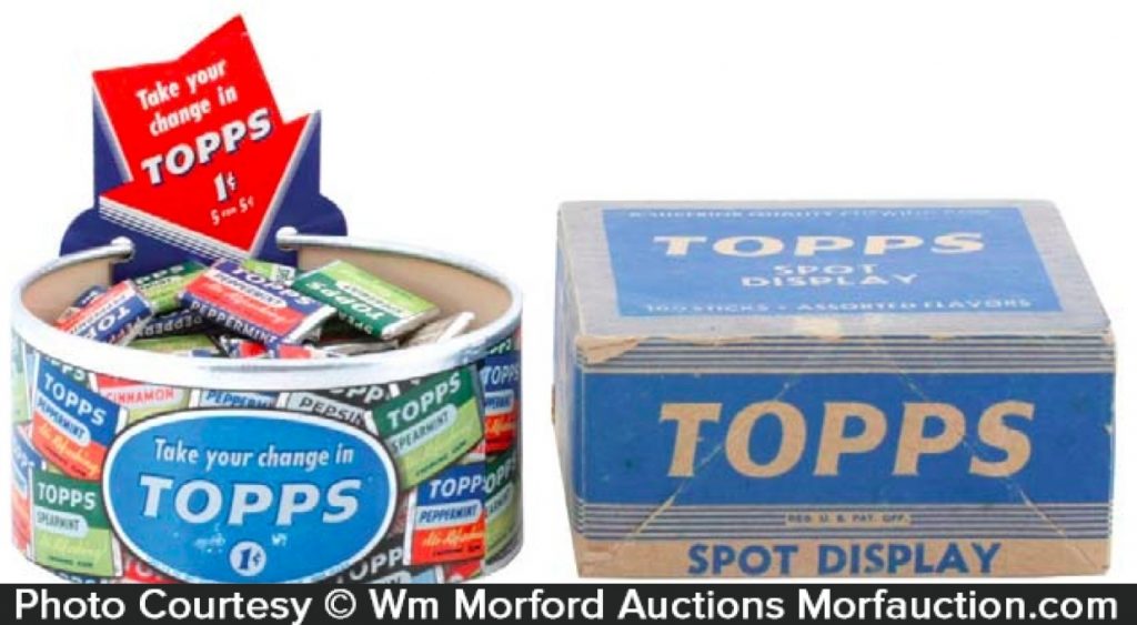 Topps Gum Display • Antique Advertising