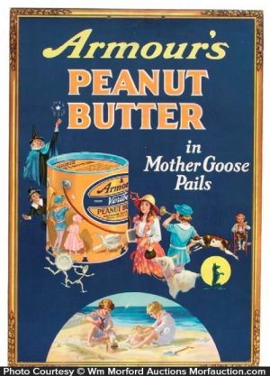 Armour's Peanut Butter Sign • Antique Advertising