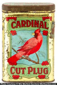 Cardinal Tobacco Tin • Antique Advertising