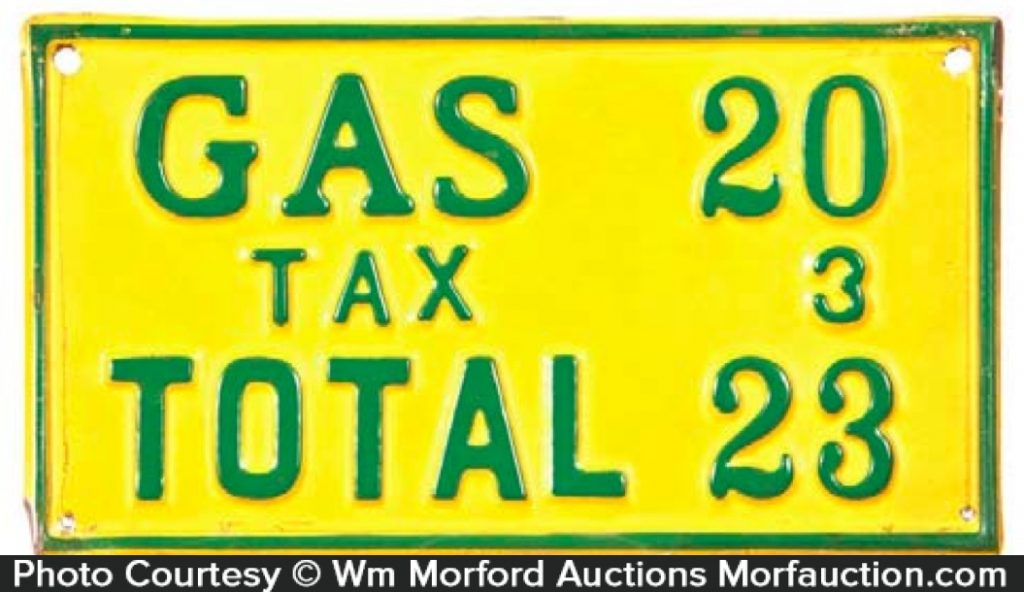 Gas Price Sign • Antique Advertising