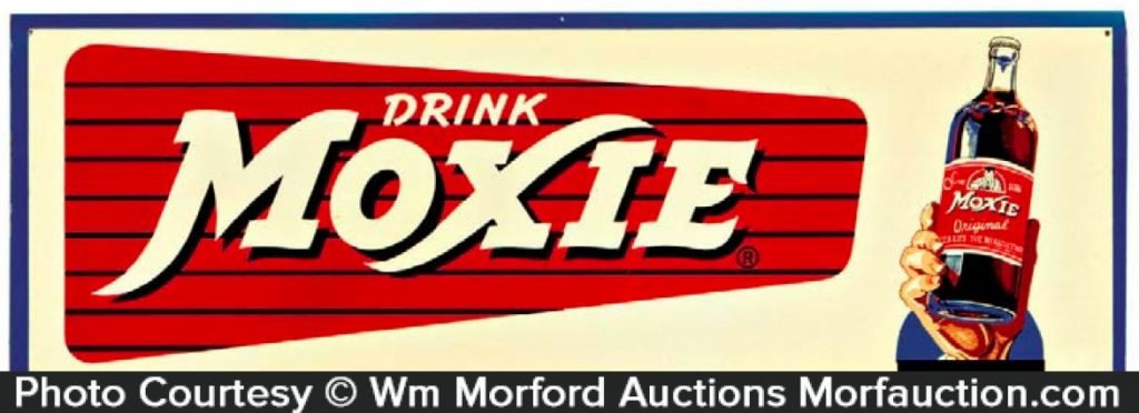 Drink Moxie Sign • Antique Advertising