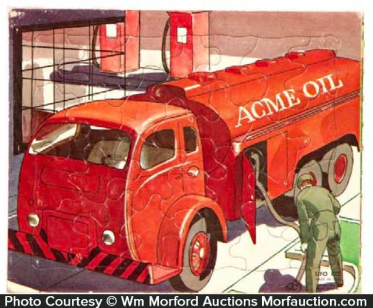 Acme Oil Puzzle • Antique Advertising