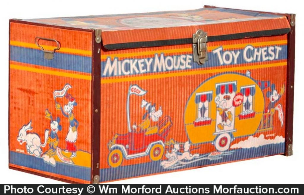 Mickey Mouse Toy Chest • Antique Advertising