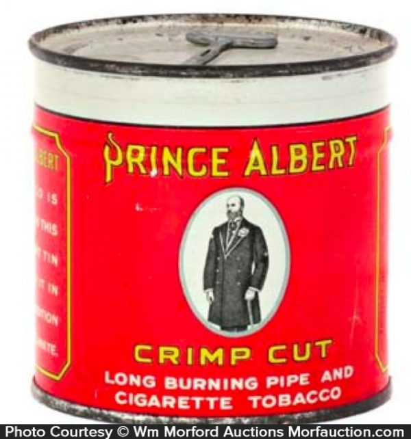 Prince Albert Key Wind Tobacco Tin • Antique Advertising