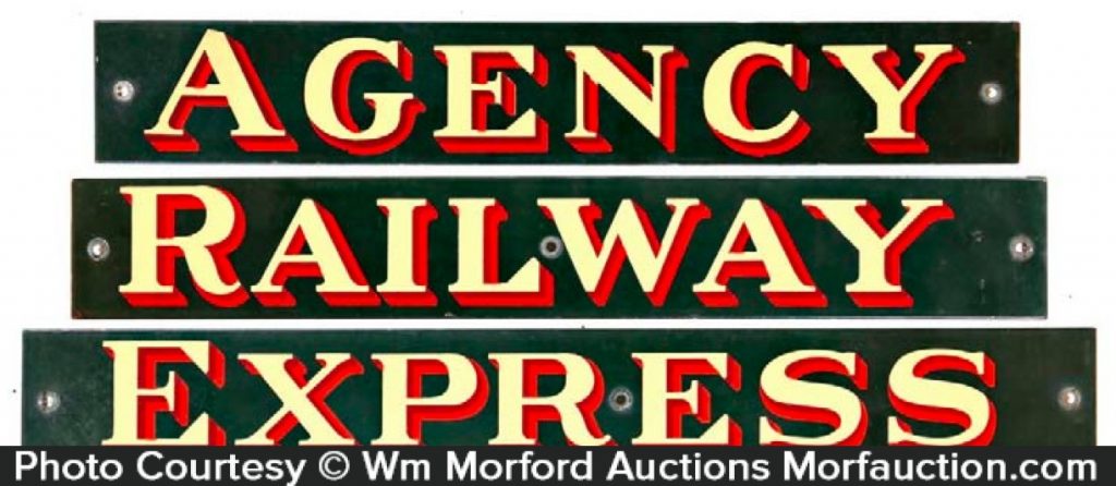 Railway Express Agency Signs • Antique Advertising