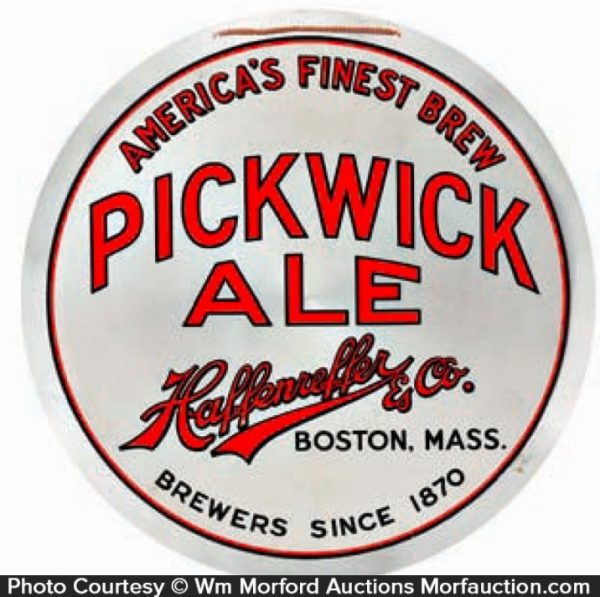 Pickwick Ale Sign • Antique Advertising