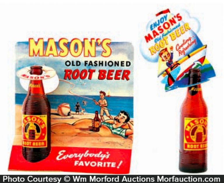 Mason's Root Beer Bottle Toppers • Antique Advertising