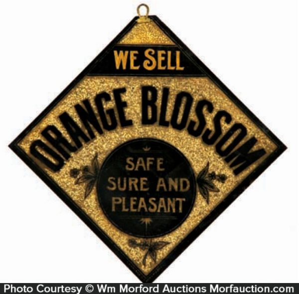 Orange Blossom Sign • Antique Advertising