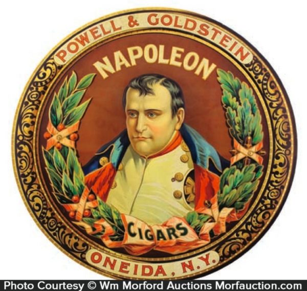 Napoleon Cigars Sign • Antique Advertising