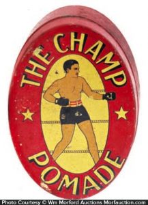 Champ Pomade Tin • Antique Advertising