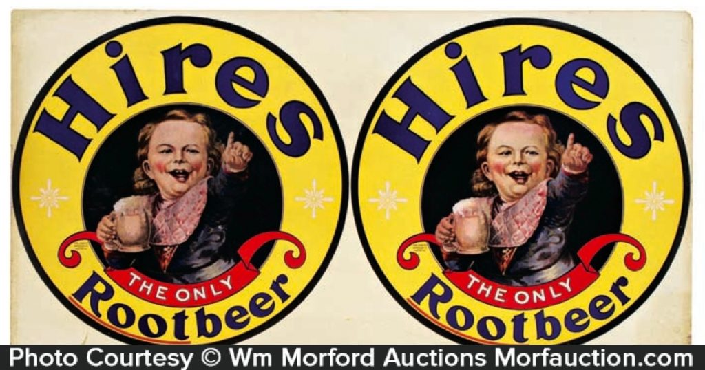 Hires The Only Root Beer Sign • Antique Advertising