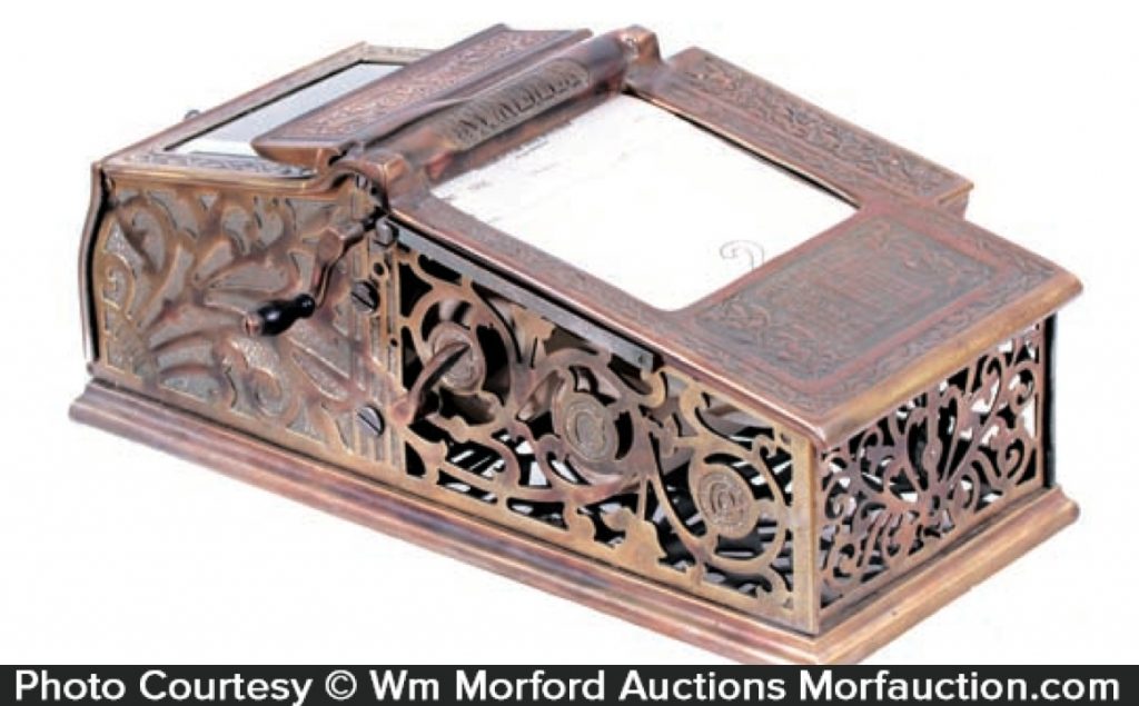 Receipt Registering Machine • Antique Advertising