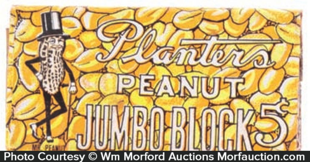 Planters Jumbo Block Candy Bars • Antique Advertising