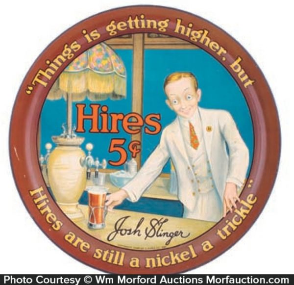 Hires Nickel A Trickle Tray • Antique Advertising