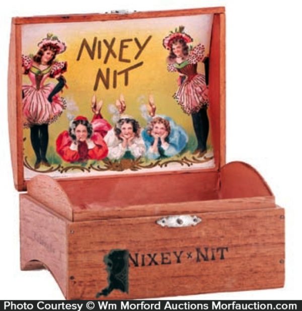 Nixey Nit Cigar Box • Antique Advertising