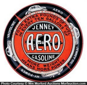 Jenney Aero Gasoline Tip Tray • Antique Advertising