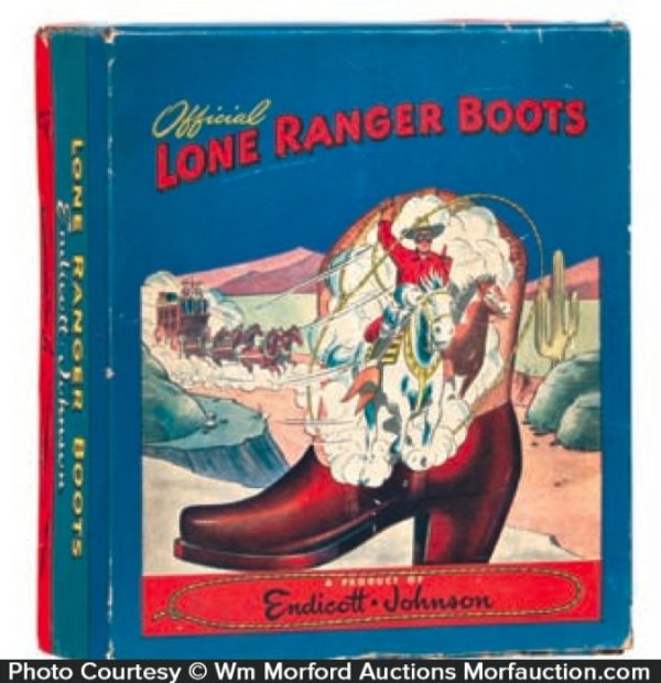 Lone Ranger Boots Box • Antique Advertising