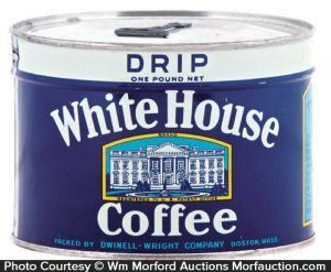 Antique Advertising | White House Coffee Can • Antique Advertising