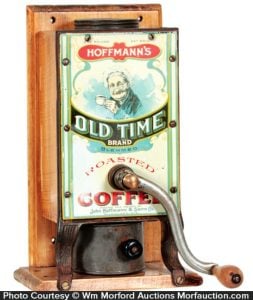 Old Time Coffee Grinder • Antique Advertising
