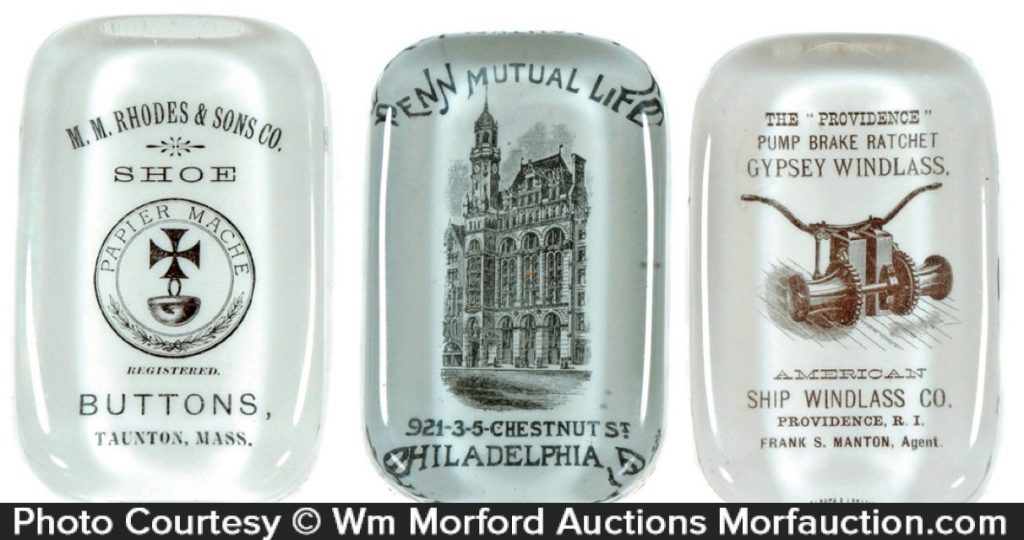 Vintage Advertising Paperweights • Antique Advertising