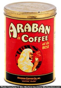 Araban Coffee Can • Antique Advertising