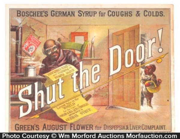 Boschee's German Syrup Sign • Antique Advertising