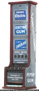 Adams Confections Vending Machine • Antique Advertising